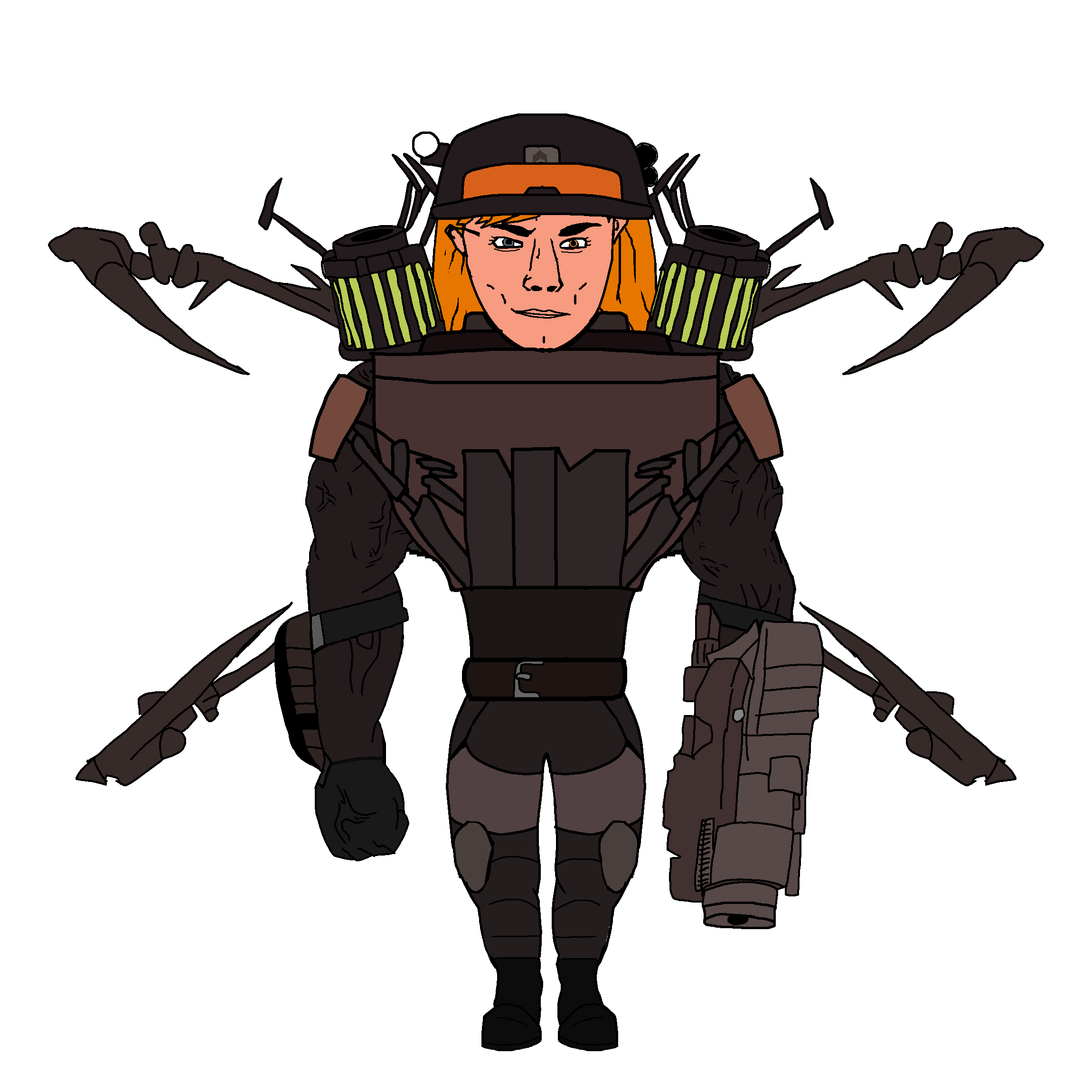 SoyBooru - Post 126912: arm buff cannon chud claw closed_mouth clothes ear female female_mutant ...